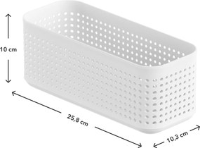 Rotho Úložný box do šuplíku, šatní organizér LISORA SMALL, 25,8 x 10,3 x 10 cm