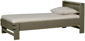 OnaDnes -20% Hoorns Zelená dřevěná postel Ybo 90 x 200 cm
