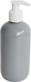 Dávkovač na mýdlo 300 ml šedý s bílou pumpičkou BELA