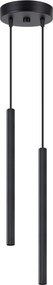 Sollux Lighting Závěsná lampa ARCHE 2P černá