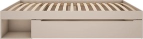 Dřevěná jednolůžková postel BASIC s šuplíkem 90x200 cm KAŠMÍROVÁ