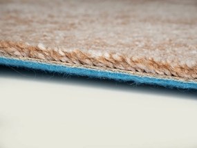 Condor Carpets, Metrážový koberec Serena 6652, na míru, šíře 4m,5m, hnědá, filc, dětský pokoj