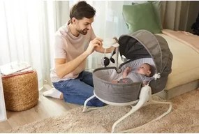 Tiny Love Lehátko 3v1 Cozy Rocker Heather Grey / od narození do 9 kg