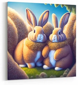Obraz dva králíci