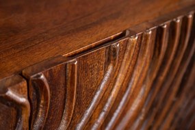 Designová komoda Zion 160 cm hnědá - mango