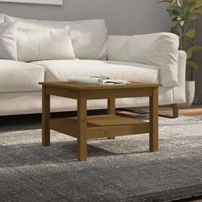 vidaXL Konferenční stolek 55 x 55 x 40 cm masivní borové dřevo [814271] Barva: Přírodní