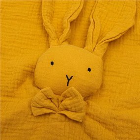 Mušelínový usínáček New Baby Rabbit mustard