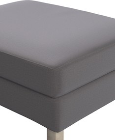 Potah na podnožku IKEA Karlstad barva hnědá látka sametová