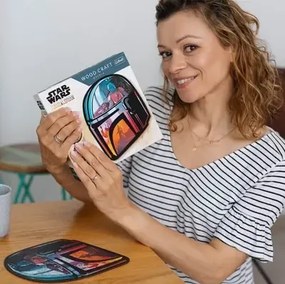 Trefl Wood Craft Origin - Puzzle - The Mandalorian / 160 dílků / 24.4