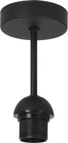 Brilagi - LED Přisazený lustr CERIA BOHO 1xE27/60W/230V pr. 80 cm černá/hnědá
