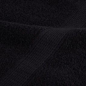 Premium ručníky SOLUND 4 ks černé 100 x 200 cm 600 g/m² 137438
