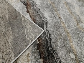 BE Koberec Wenus 7772 GREY - šedý obdélníkový Rozměr: 80x150 cm