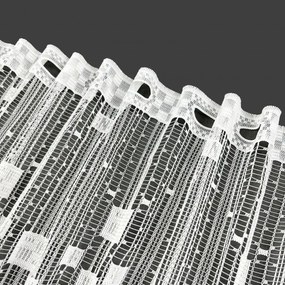 Vitrážová žakárová záclona 185 - výška 40 cm , metráž