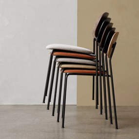 AUDO (MENU) Židle Co Chair, Black / Dark Oak / Velvet 62