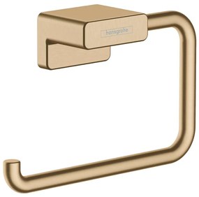 Hansgrohe AddStoris - Držák toaletního papíru, kartáčovaný bronz 41771140