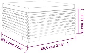 9dílná zahradní sedací souprava s poduškami masivní teak,  3100890