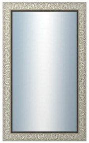 DANTIK - Zarámované zrcadlo - rozměr s rámem cca 60x100 cm z lišty PRAHA stříbrná (2751)