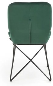 HALMAR K454 židle tmavě zelená