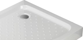 POINT AS LOR 100x80 Grape Pravý Asymetrický sprchový kout s akrylátovou vaničkou