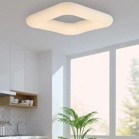 LED stropní svítidlo Donut Square 60 CCT s dálkovým ovladačem