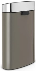 Brabantia Koš Touch Bin NEW 40L platinová mat víko