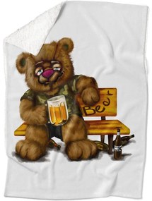 Deka Medvěd alkoholik (Podšití beránkem: ANO)