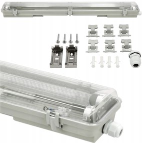 ECOLIGHT Hermetické svítidlo 2x120cm - IP65