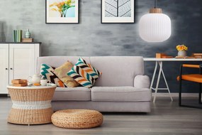 Toolight, závěsné svítidlo skleněné E27 APP1068-CP, bílá, OSW-04401