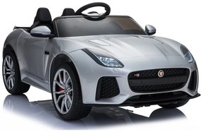 Elektrické autíčko Jaguar F-Type lakované stříbrné