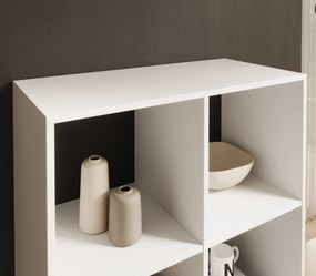 ADRK Furniture Regál Lenti 2x3 BS-LEN-2X3-W
