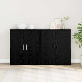 Servírovací skříň 2 ks Černý dub 60 x 31 x 70 cm 3365552