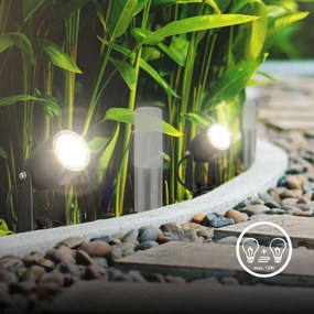 BRI 3928035 CONNECT TO SHINE prodlužovací sada Iris sada 3ks LED zahradních bodových svítidel, IP65 - BRILONER