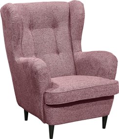XXXLutz KŘESLO UŠÁK, textil, kompozitní dřevo, růžová MID.YOU - Online Only křesla & taburety - 002220035009