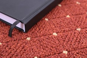 Condor Carpets, AKCE: 300x300 (průměr) kruh cm Kusový koberec Udinese terra kruh, oranžová, chodba / předsíň