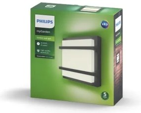 Nástěnné LED svítidlo Philips Petronia 17394/93/P3 12W 4000K neutrální bílá IP44