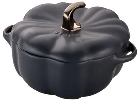 Staub Cocotte keramická zapékací miska ve tvaru dýně 15 cm/0,7 l, černá, 40508-549