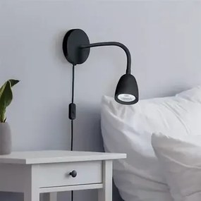 Solight WO54-B LED nástěnná lampička černá / stmívatelná / 4W / 280lm