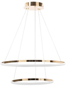 Toolight Toolight, LED závěsné osvětlení 40/60cm, 61W, 3000K, LHJ007-CP2, zlatá, OSW-60004