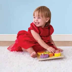 Le Toy Van Petilou Ozubená kola včelka / od 12 měsíců