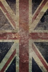 Stará Krása - Own Imports Vinylový koberec se vzorem vintage anglické vlajky
