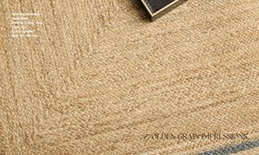 Diamond Carpets India, Ručně vázaný kusový koberec JREJ 36 Natural, 80x150, béžová, chodba / předsíň