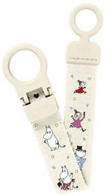 Bibs Klip na dudlík Moomin Ivory
