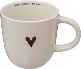 Kávová sada: 4 porcelánové šálky a podšálky, na stojanu FLORAL, 170 ml