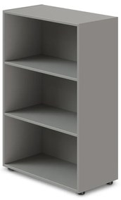 Střední skříň TopOffice Premium 79,8 x 40,4 x 119,5 cm, šedá