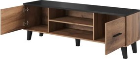 TV stolek Lotta 160 cm dub wotan/černý