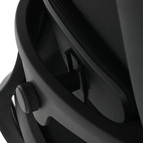 Kancelářská  ergonomická  židle NOKA — síť / látka, černá