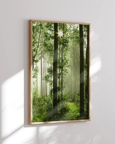 Oboustranný plakát Mlhavé Ráno / Divoký Vodopád | 30 x 42 cm | DP351323