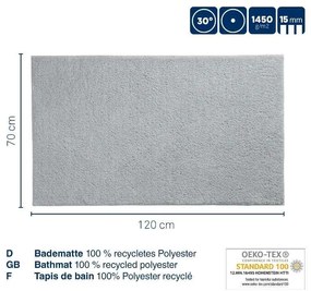 KELA Koupelnová předložka Maja 120x70 cm polyester starorůžová KL-23541