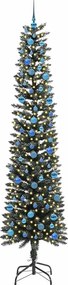 Umělý vánoční stromeček Zelená 240 cm PVC, plast a ocel 3395971