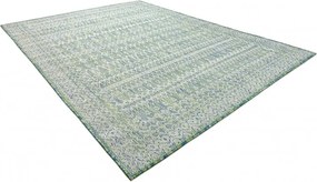Kusový koberec Sion Sisal Aztec 22184 green/blue/ecru – na von aj na doma, 80x150, zelená, chodba / predsieň, Dywany Łuszczów